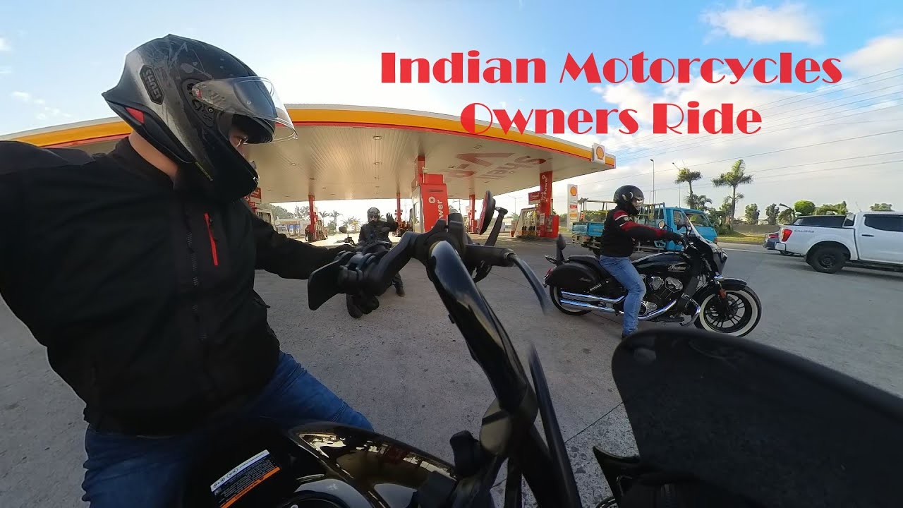 Indian Motorcycles Group Ride - YouTube