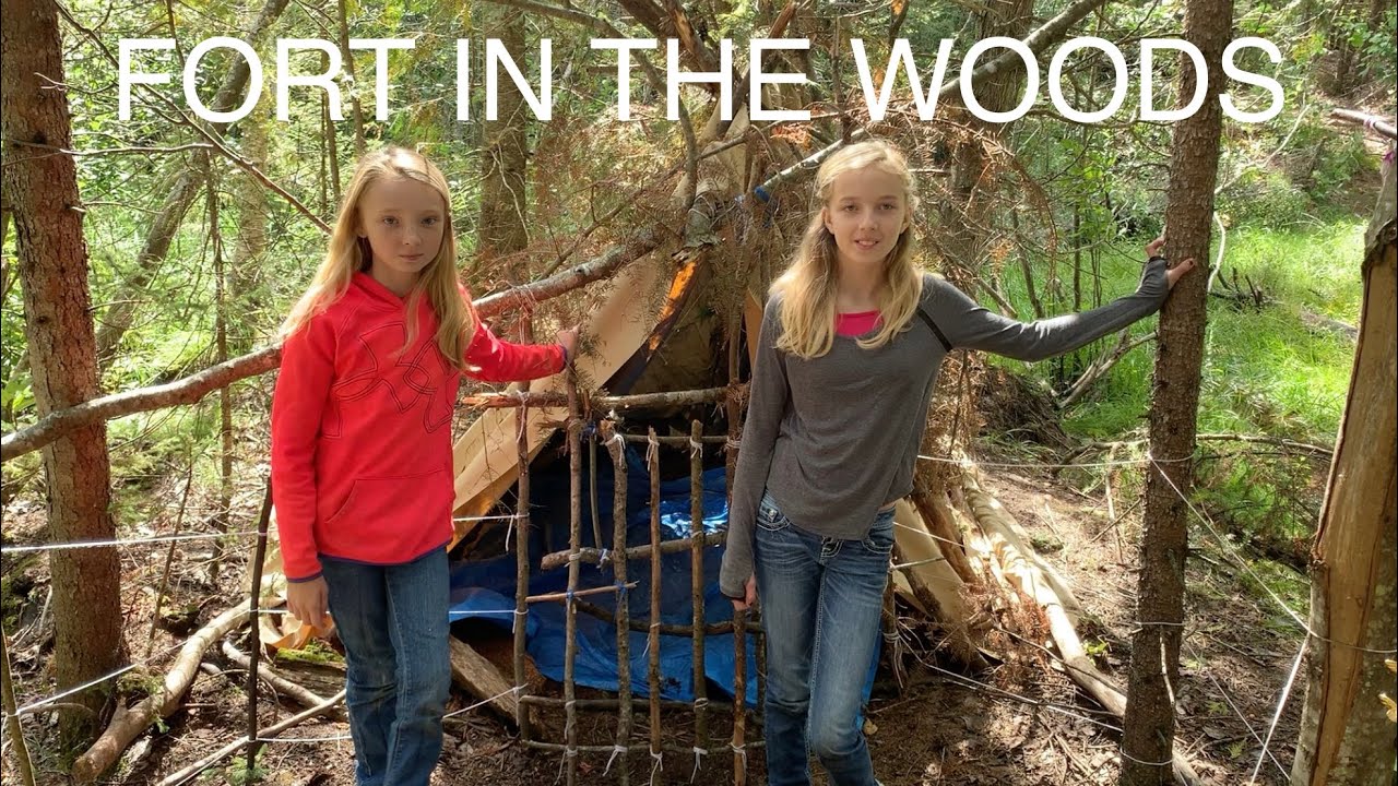 Girl In The Woods Inspired Bushcraft Shelter Build - YouTube
