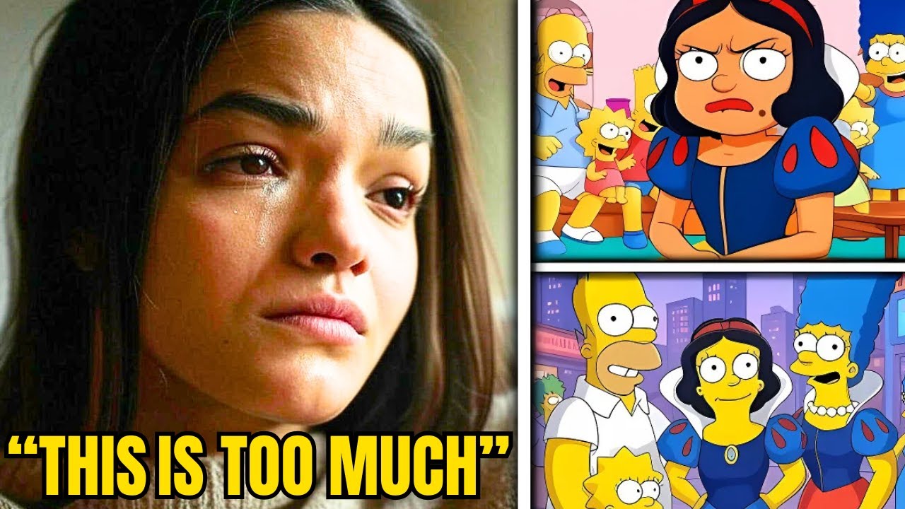 Rachel Zegler DEVESTATED After The Simpsons Parody Her Snow White ...