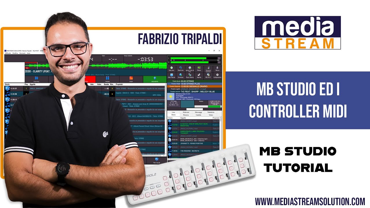 Configurare e utilizzare Mb Studio e Mb Live con un controller Midi ...
