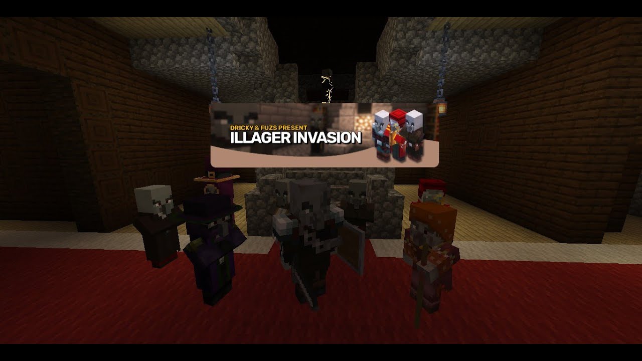 Overview of the mod Illager Invasion, - YouTube