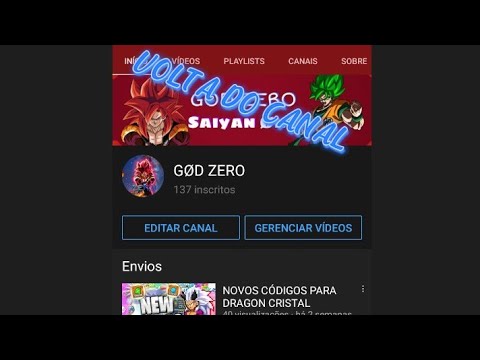 CANAL A ATIVA DENOVO!! + GAME PLAY DE CRISTALVERSE - YouTube