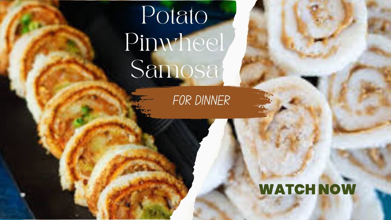 Potato Pinwheels Samosa Recipe | Baked Corn Pinwheel Samosa | Factor ...