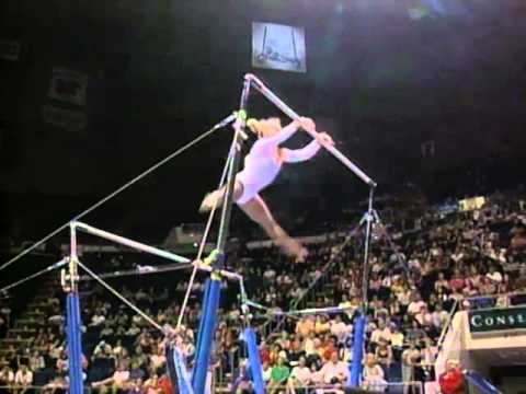 Jennie Thompson - Uneven Bars - 1998 U.S. Gymnastics Championships ...