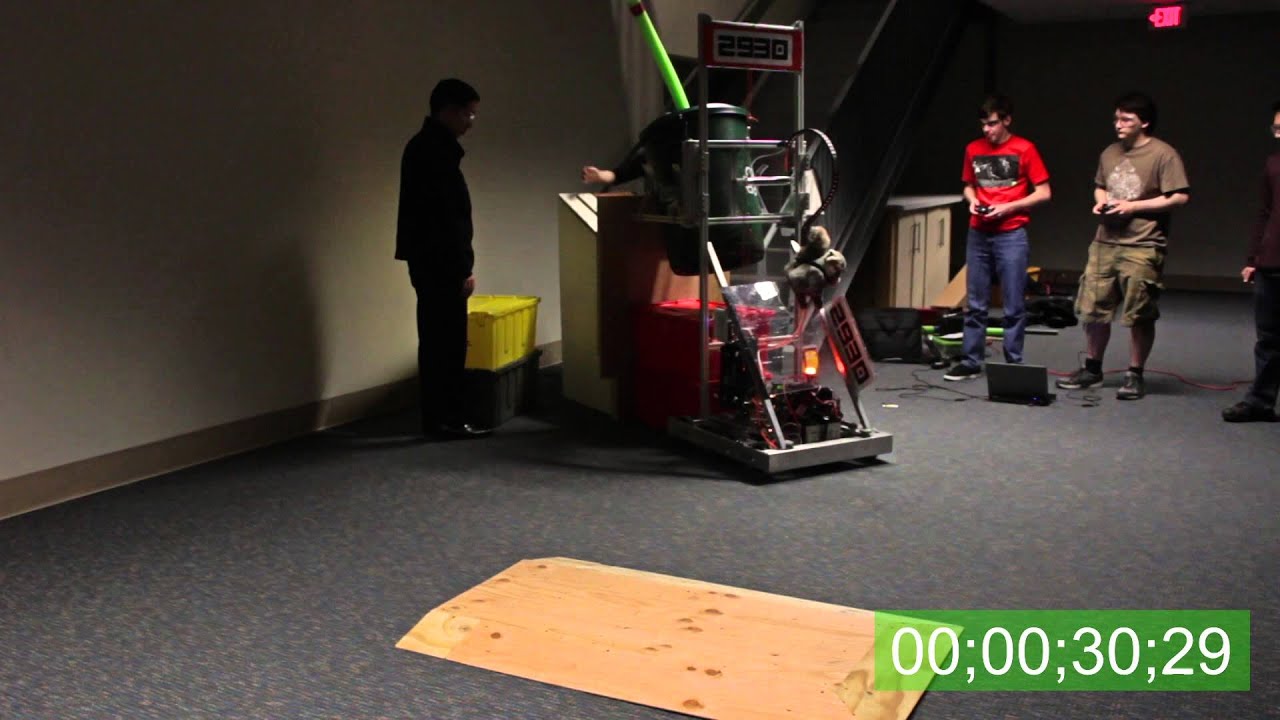 FRC 2930 Sonic Squirrels 2015 Recycle Rush Robot Demo - YouTube