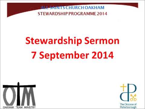Stewardship Sermon 2014 - YouTube