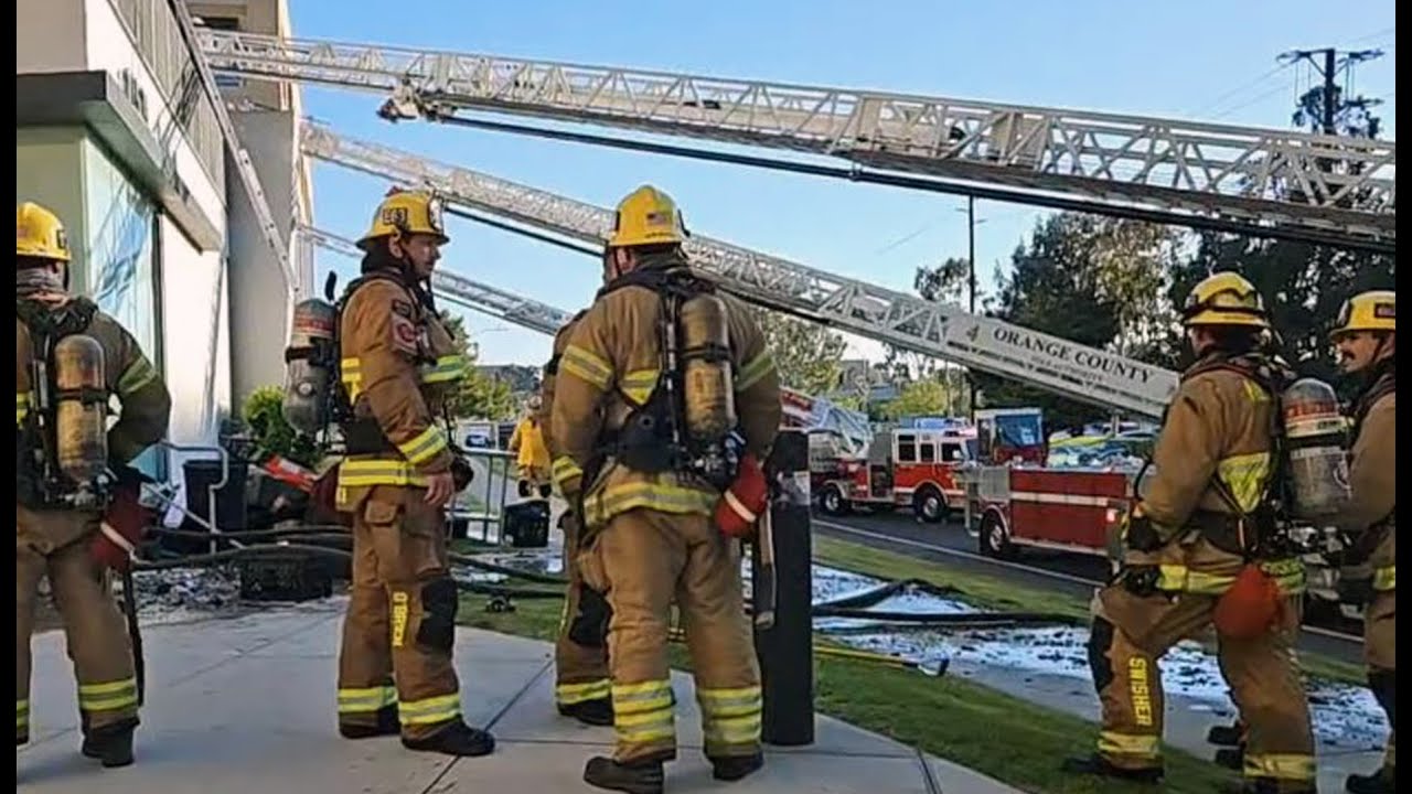 🔴LIVE - 2-Alarm Building Fire in Orange County, CA #Irvine # ...