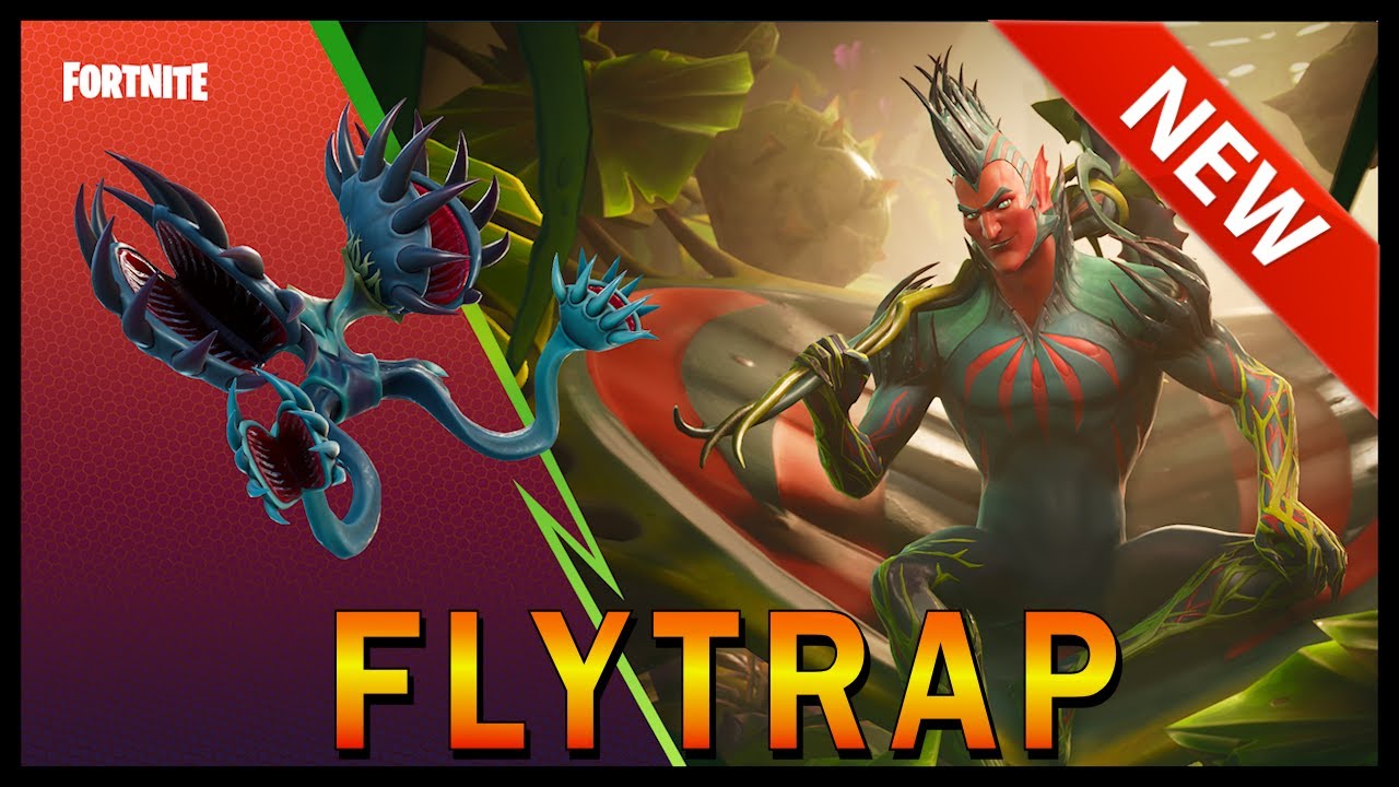 Fortnite *NEW* Flytrap Outfit Back Bling in the ITEM SHOP! - Squads ...