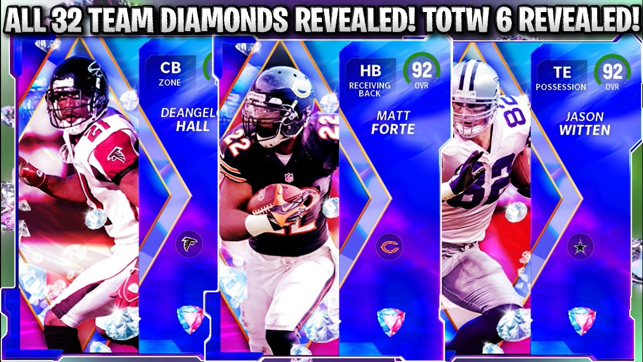 ALL 32 TEAM DIAMONDS REVEALED! BONUS TROPHY PACKS! TOTW WEEK 6 REVEALED! | MADDEN 23 ULTIMATE ...