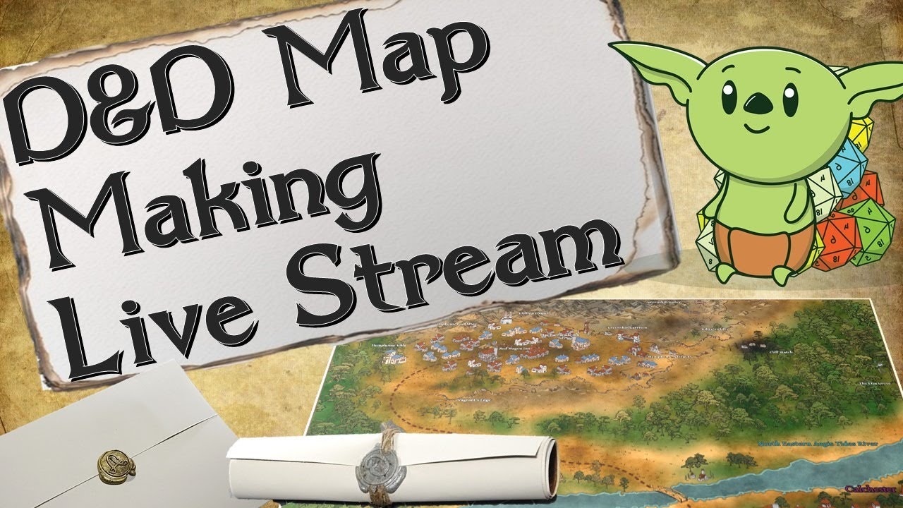 DnD Map Making Live Stream - YouTube