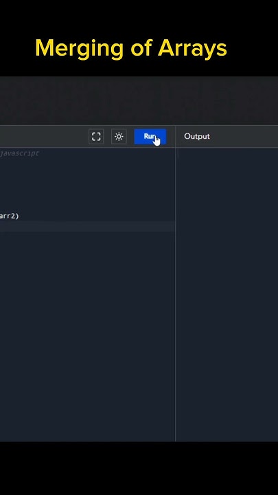 Js Interview Question How To Merge Two Arrays In Js Javascript