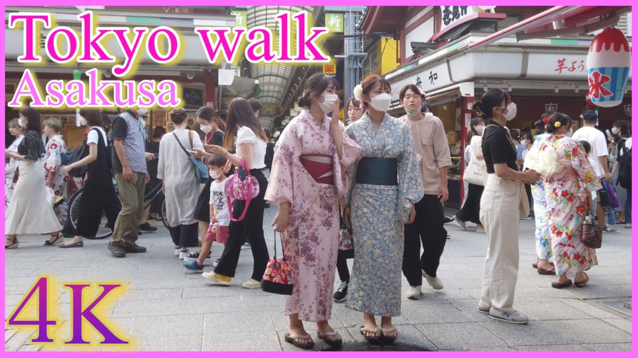 4K【Tokyo💗Asakusa 】Walk in Japan #japanwalk #walkjapan #浅草 - YouTube