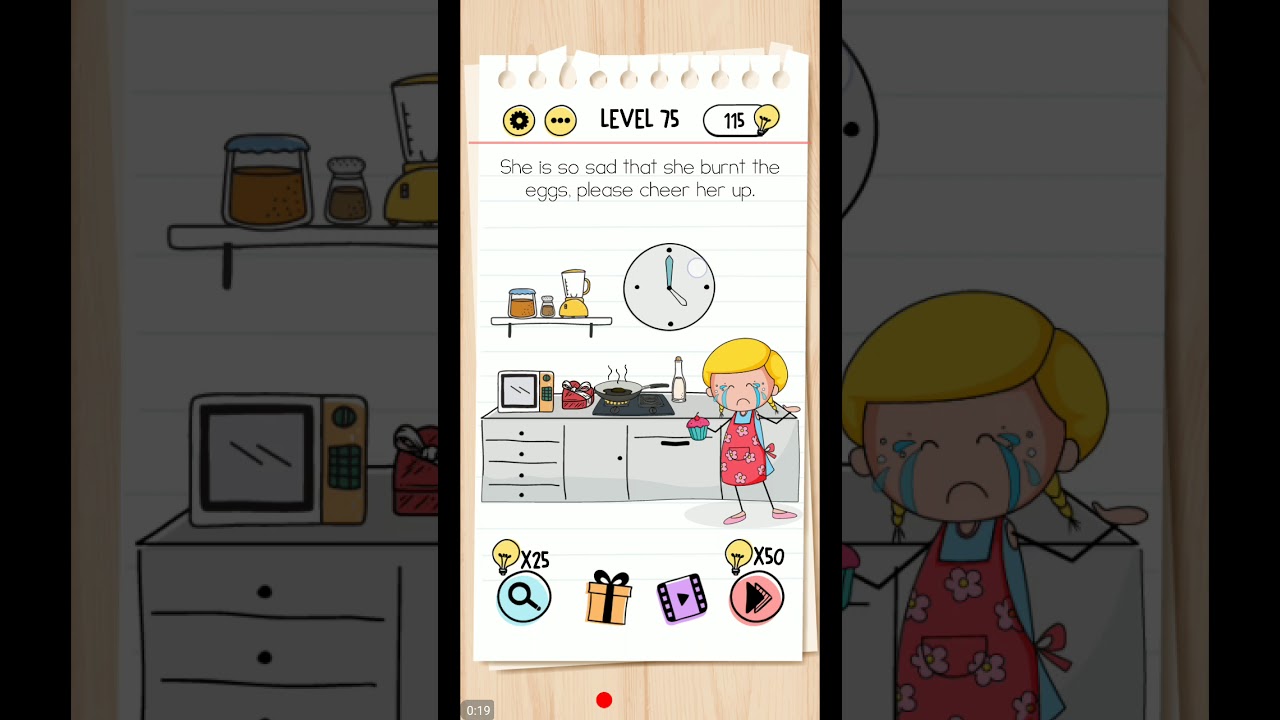 BRAIN TEST TRICKY PUZZLE LEVEL 75 SOLVED - YouTube