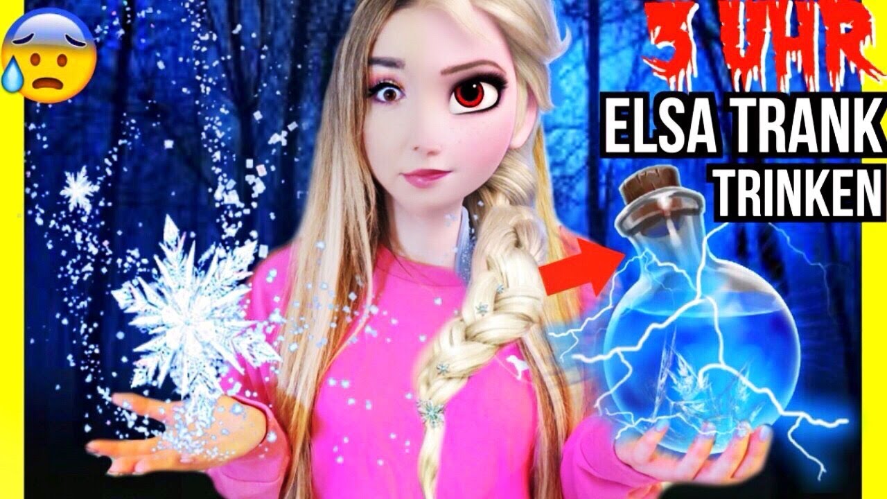 trinke ELSA POISON TRANK aus frozen 2 niemals 3 uhr nachts ...SIE kommt ...