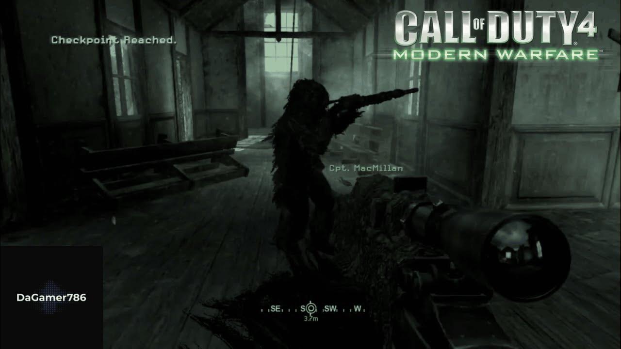 Call Of Duty 4 Modern Warfare Mission 12 All Ghillied Up