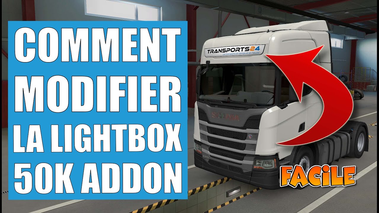 [ ETS 2 ALL VERSIONS ] SKINNER LA LIGHTBOX 50K ADDONS - YouTube