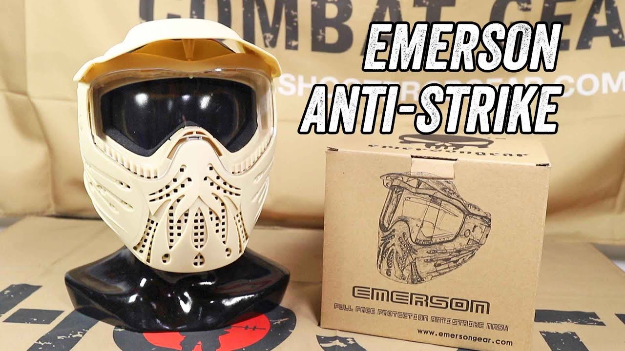 EMERSON Full Face protection Anti-Strike Mask #EM6603 - YouTube