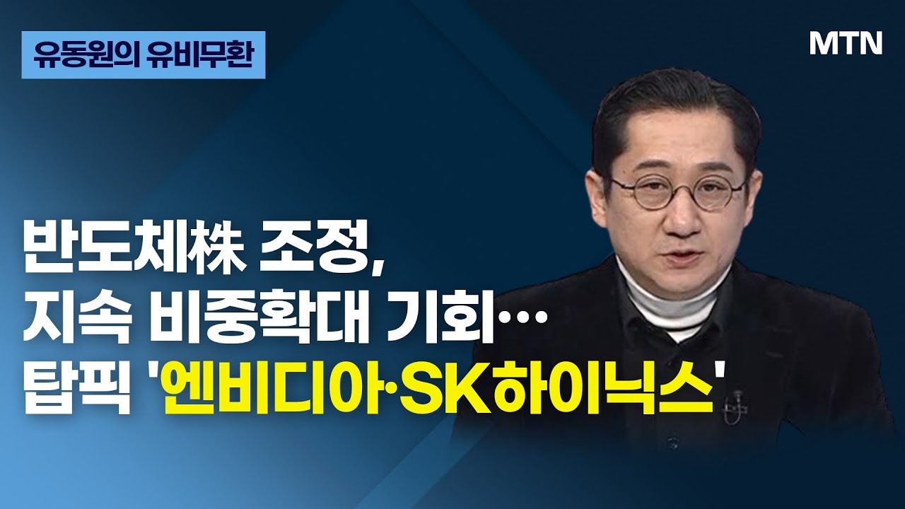 글로벌 전략가들 반도체株 조정 지속 비중확대 기회탑픽 엔비디아·sk하이닉스 머니투데이방송 증시 증권