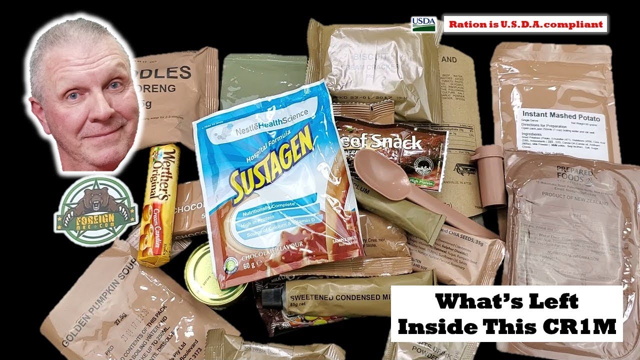 USDA Customs THIEVES #3 Australian CR1M- MRE Ration - YouTube