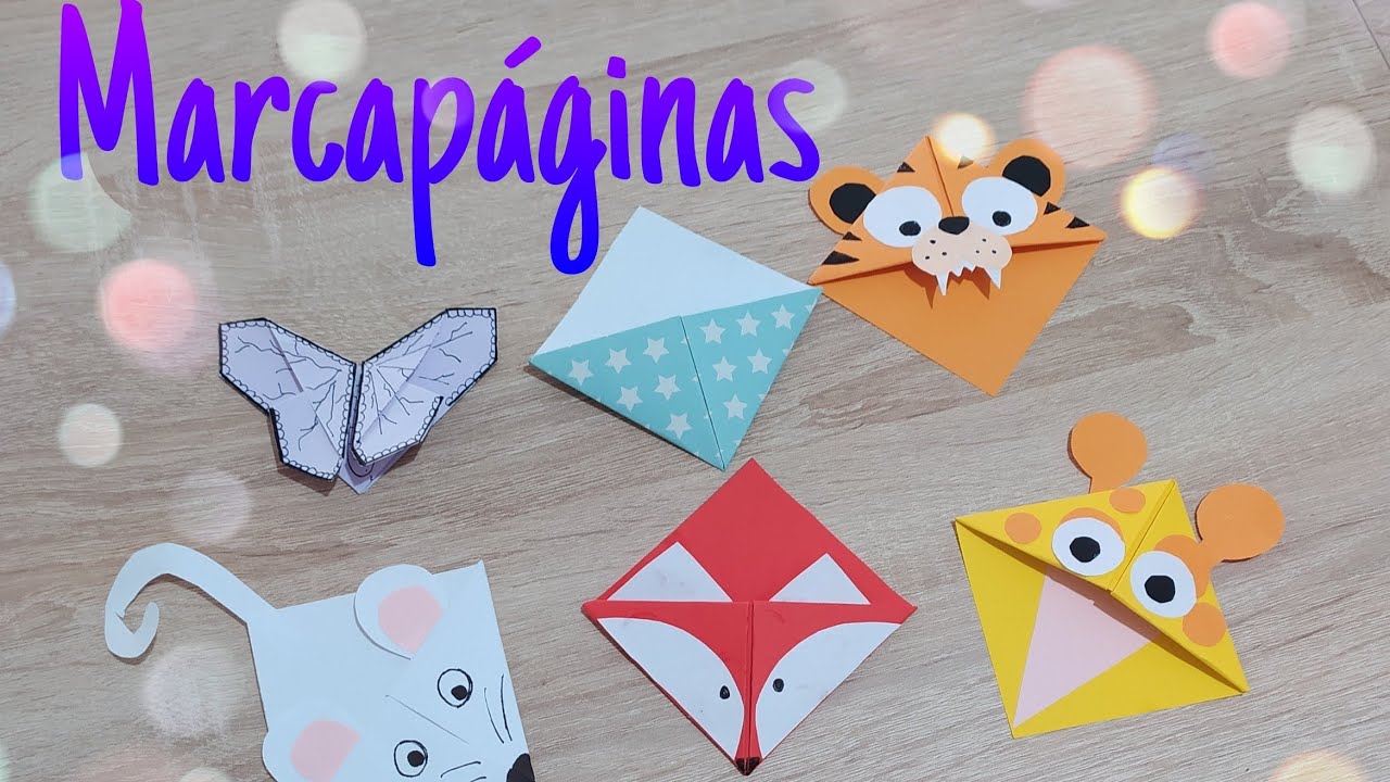 Marcapáginas animaleros - YouTube