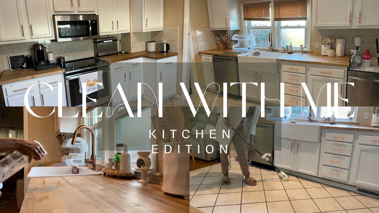 2023 Clean with me | Kitchen Edition | Sunday Cleaning Inspo - YouTube