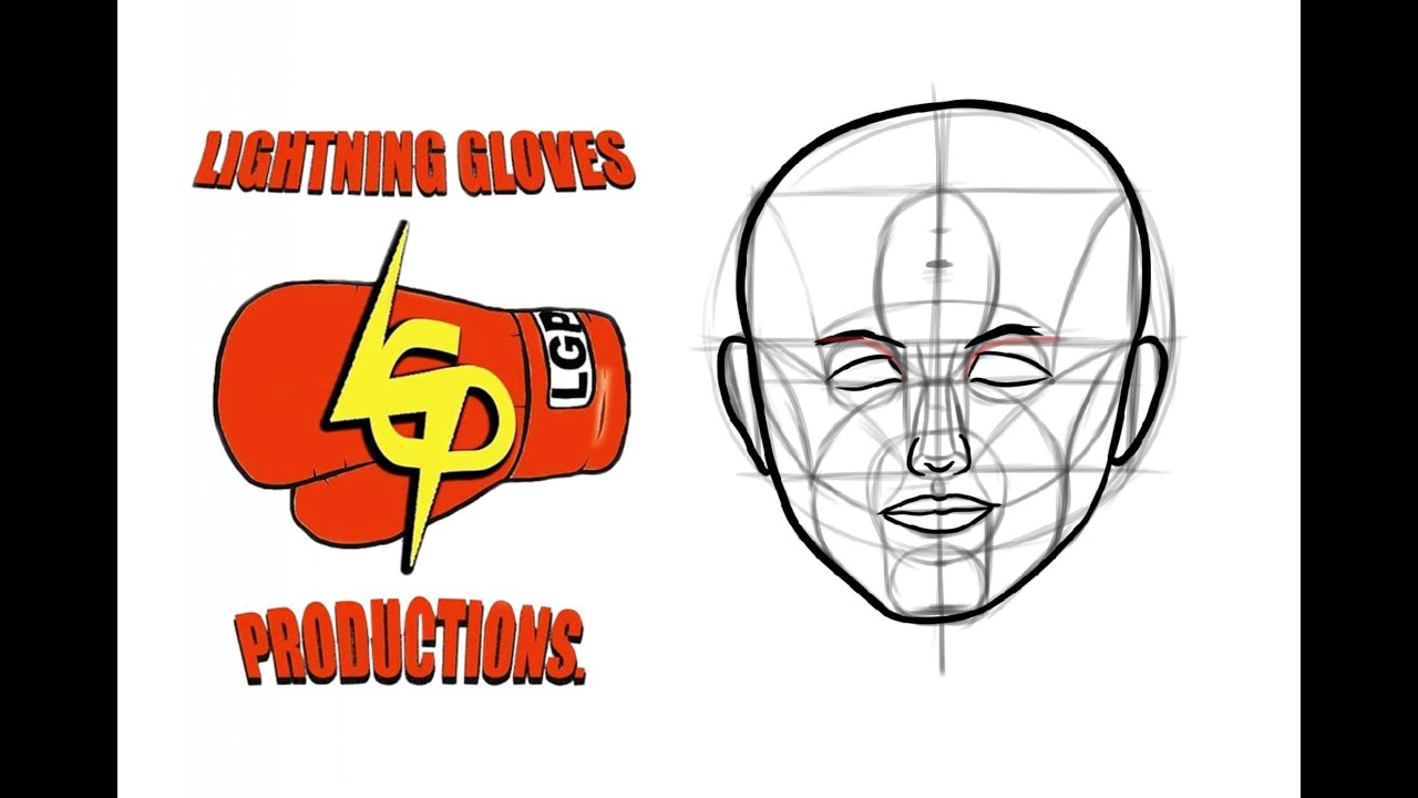 How to draw the human head 2/3. Reilly Method (Medibang Pro) - YouTube