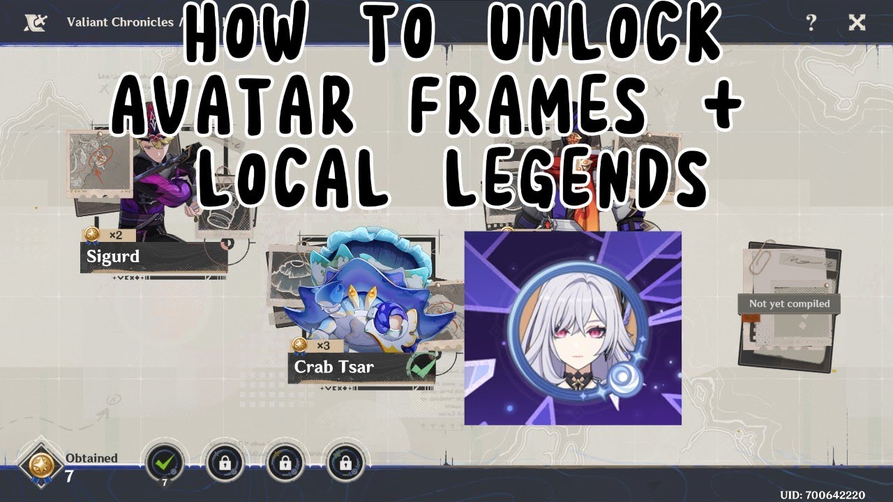 How to unlock avatar frames & local legends |Genshin Impact 6.0| - YouTube