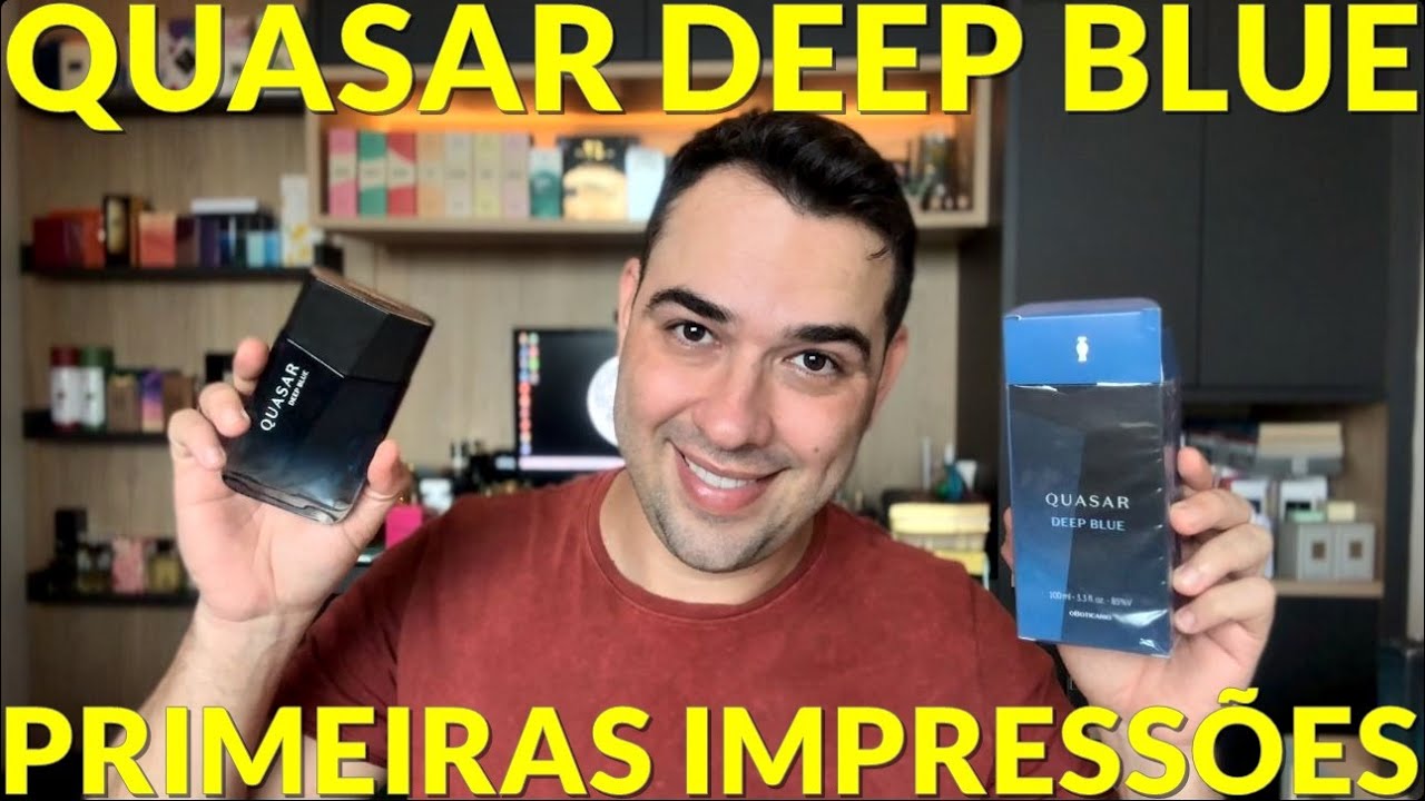 Perfume Quasar Deep Blue - O Boticário (PRIMEIRAS IMPRESSÕES) - YouTube