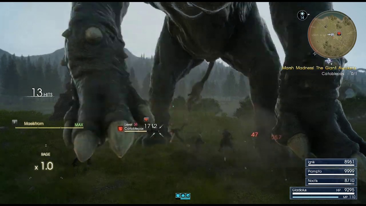 FFXV Gladiolus DLC Skill Self - Control - YouTube