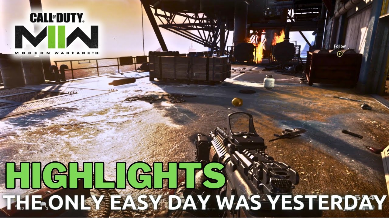 Mission 8:The Only Easy Day Was Yesterday - HIGHLIGHTS - Call Of Duty ...