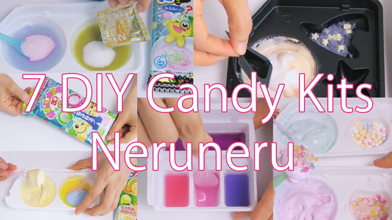 7 DIY Interesting Candy Kits Neruneru for Japan Souvenir - YouTube