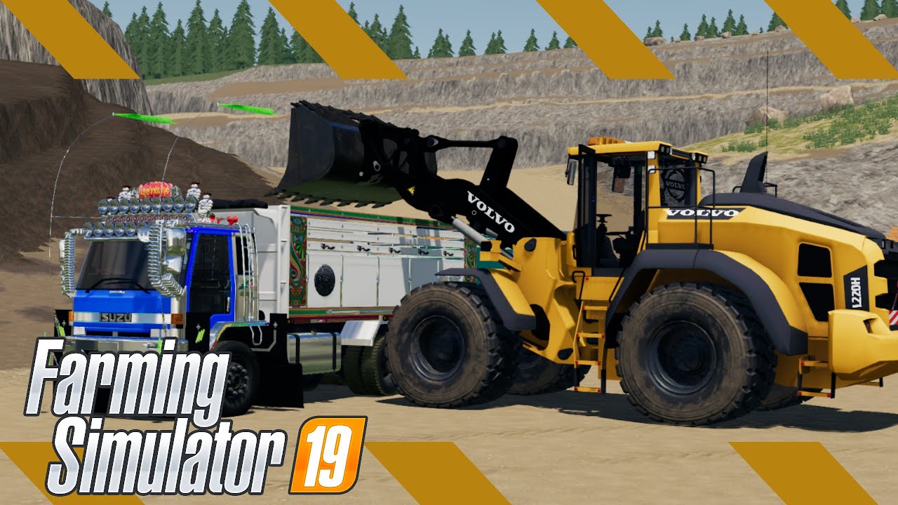 ลงเหมืองหลังหยุดยาว #ทีมงานแจ่วบอง Farming Simulator 19 #fs19 - YouTube