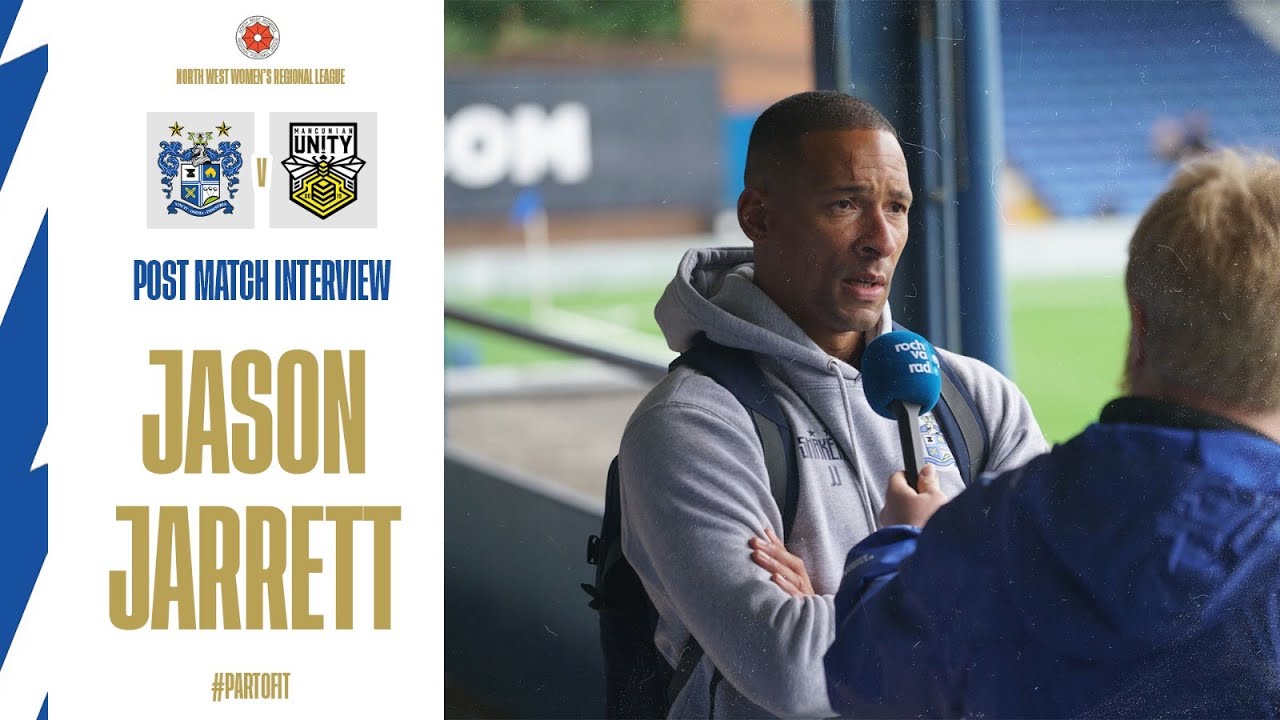 Jason Jarrett - Mancunian Unity (h) | Post Match Interview | Bury FC ...