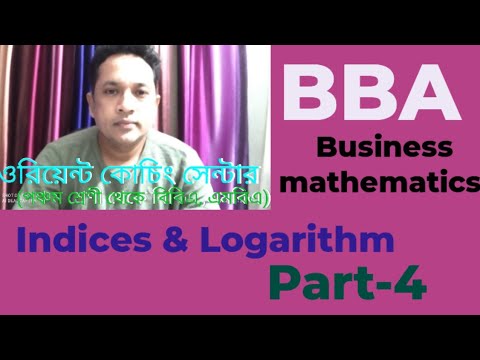 BBA(Hon's)2nd year, Business math, Indices and logarithm. - YouTube