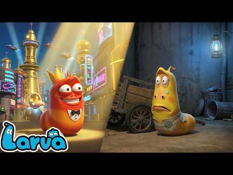 Larva 2026:😈 👑🔥 Red Became Rich King In Future City While Yellow Suffers - Cartoons TV