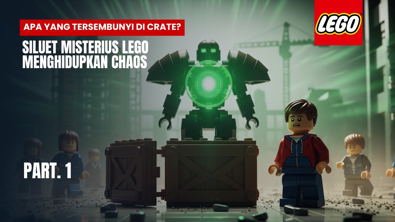 Siluet Misterius LEGO! Apa yang Terjadi di Crate Raksasa?! PART. 1 # ...