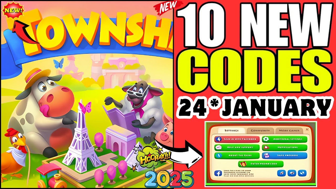 ⚠️NEW UPDATE⚠️ TOWNSHIP PROMO CODES IN JANUARY 2025 - TOWNSHIP CODES 2025 - TOWNSHIP CODES - YouTube