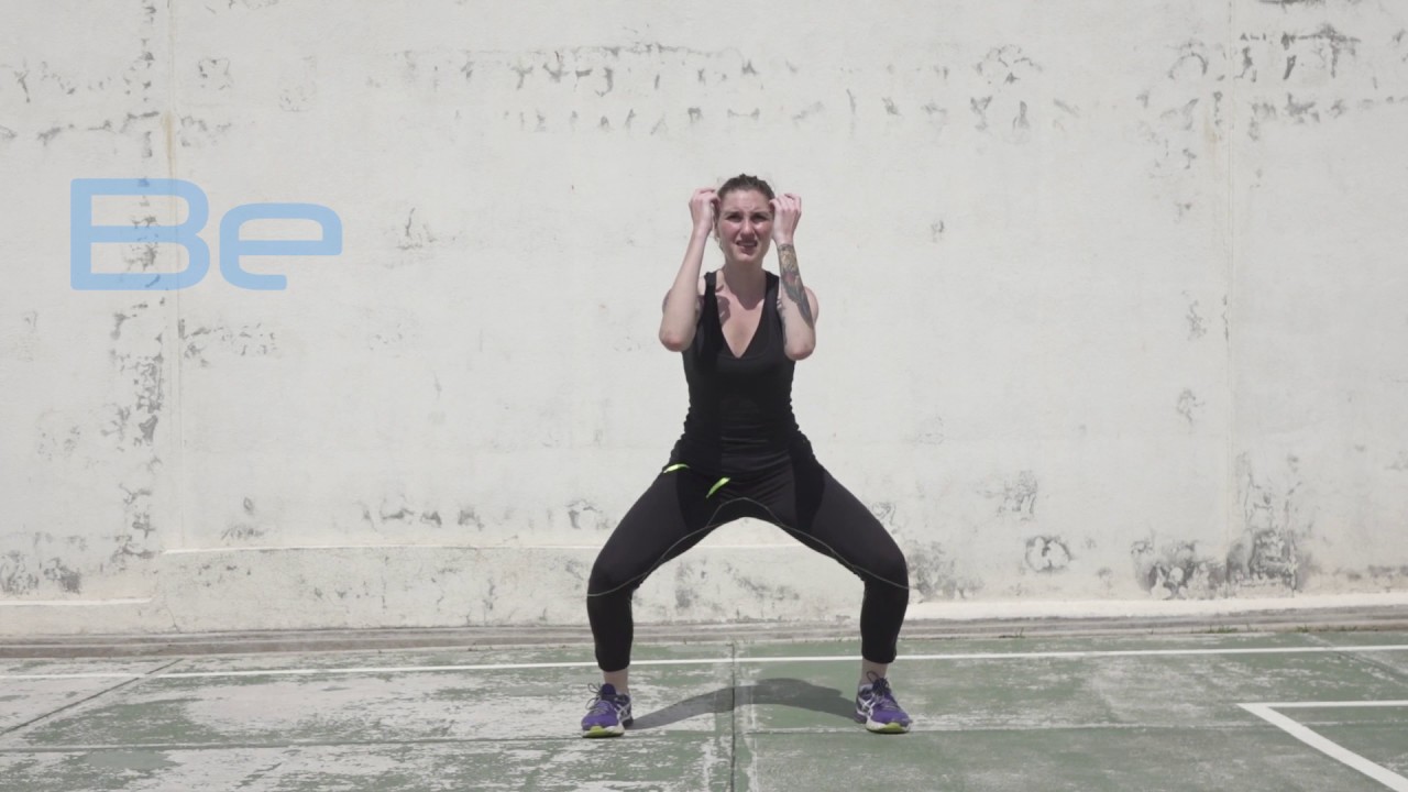 Wide Squat Jump - YouTube