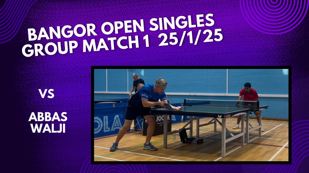 Neil Myatt vs Abbas Walji | Bangor Open Singles Group Match 1 | 25/1/25 ...