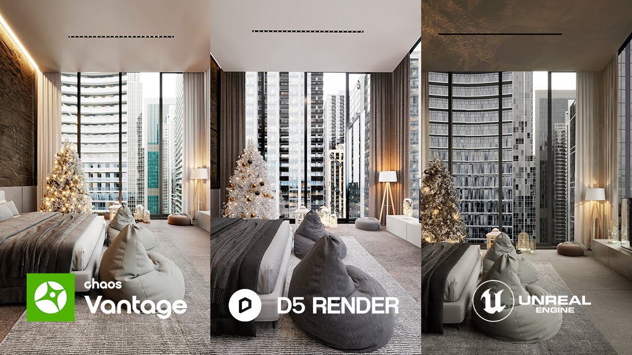 Interior Arch-Viz | D5 Render vs Chaos Vantage vs Unreal Engine 5 - YouTube