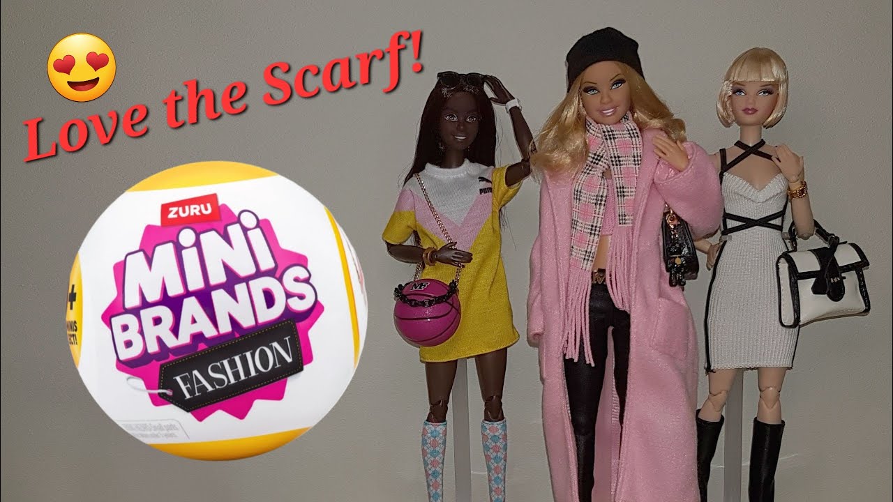 #7 Opening Mini Brands Fashion 3 with 80+ Surprises & Styling Barbies ...