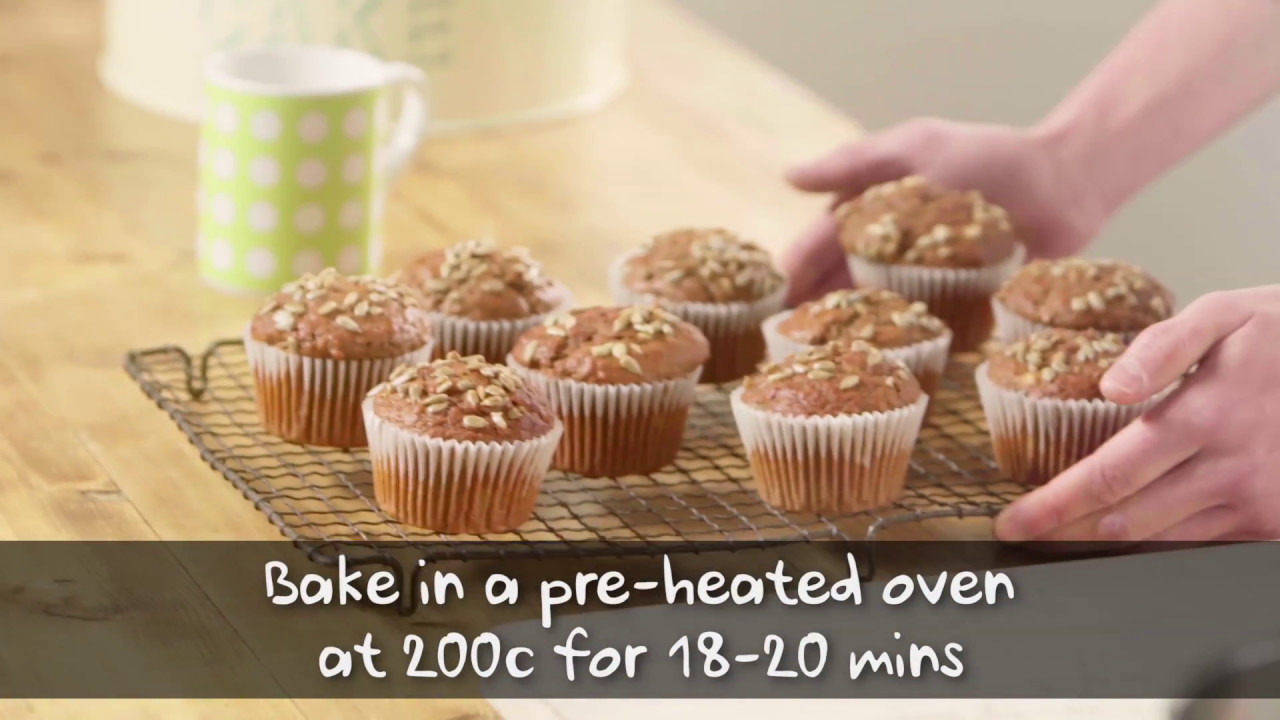 Meridian Chocolate & Banana Muffins with Alex Danson - YouTube