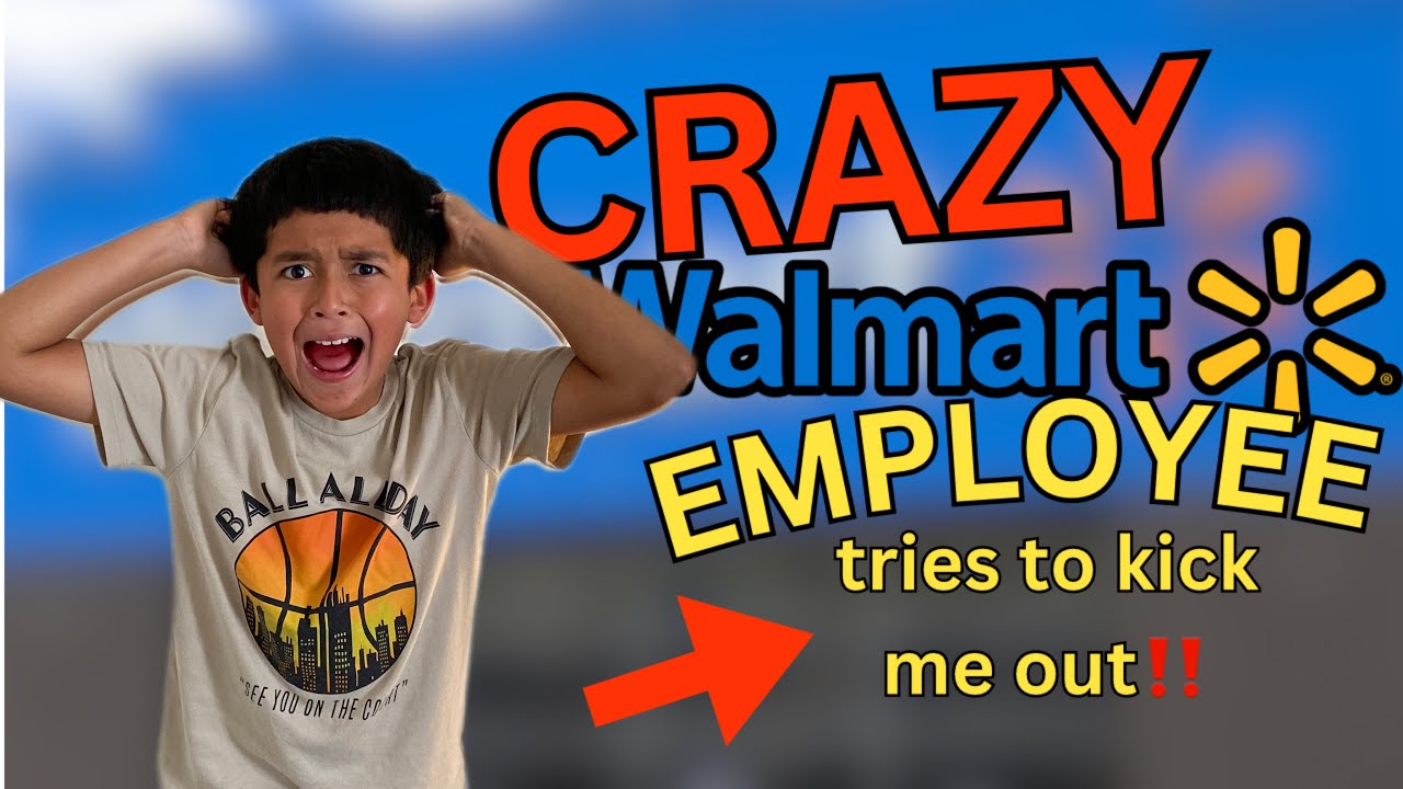 Angry Employee Almost Kicks Me Out Of Wal-Mart!!! #vlog #viral - YouTube