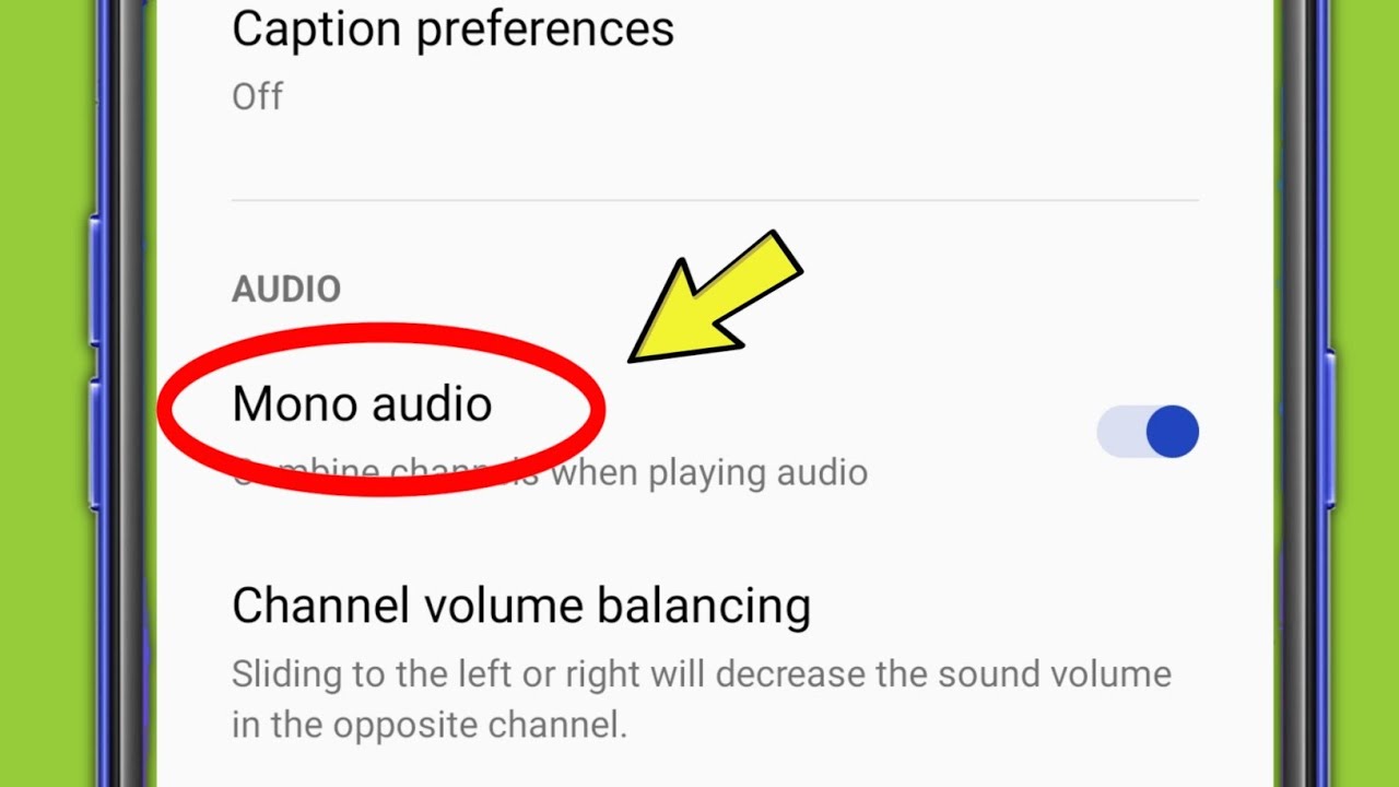 OnePlus Mobile || Mono Audio Settings | Mon Audio on // Off - YouTube