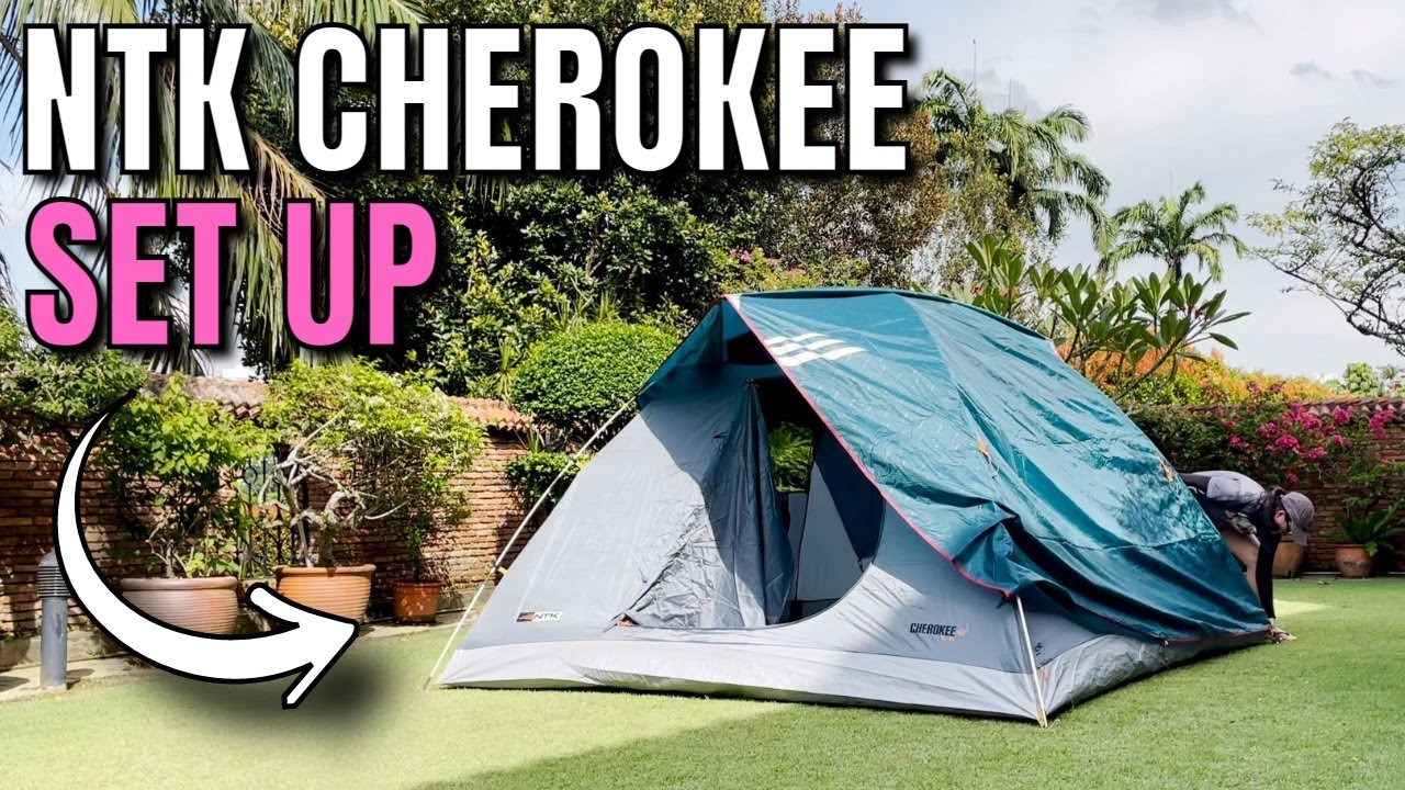How to Set Up (& Pack Away) the NTK Cherokee GT Tent - YouTube