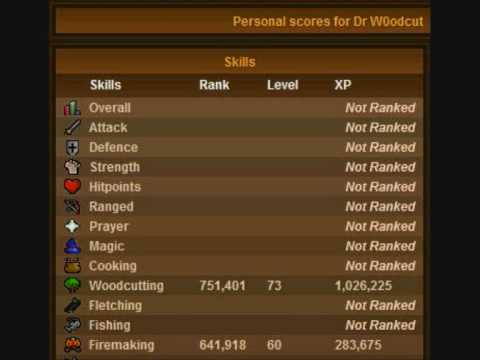 Free Runescape Account - Lvl 3 Skiller - Dr W0odcut - YouTube