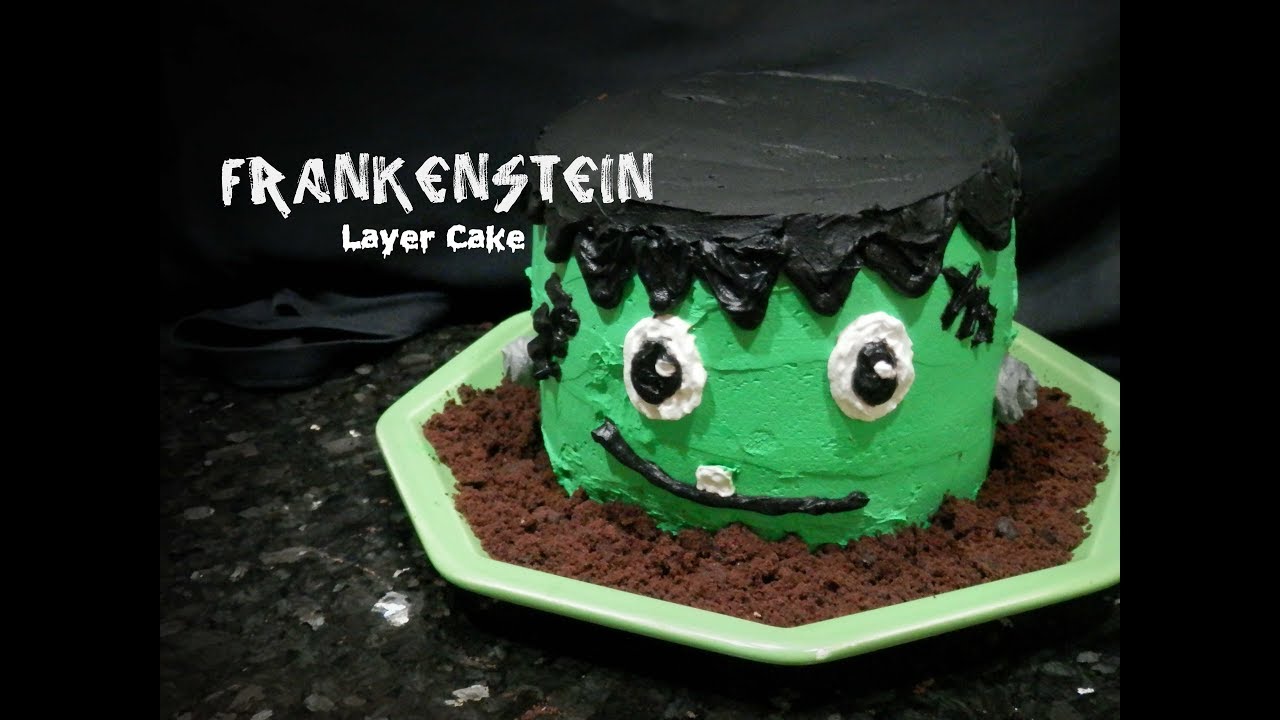 Frankenstein Layer Cake | PetitChef | Special Halloween - Maryam TOB ...