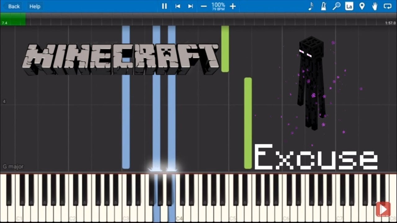 C418 - Excuse // Synthesia | (+MIDI) - YouTube
