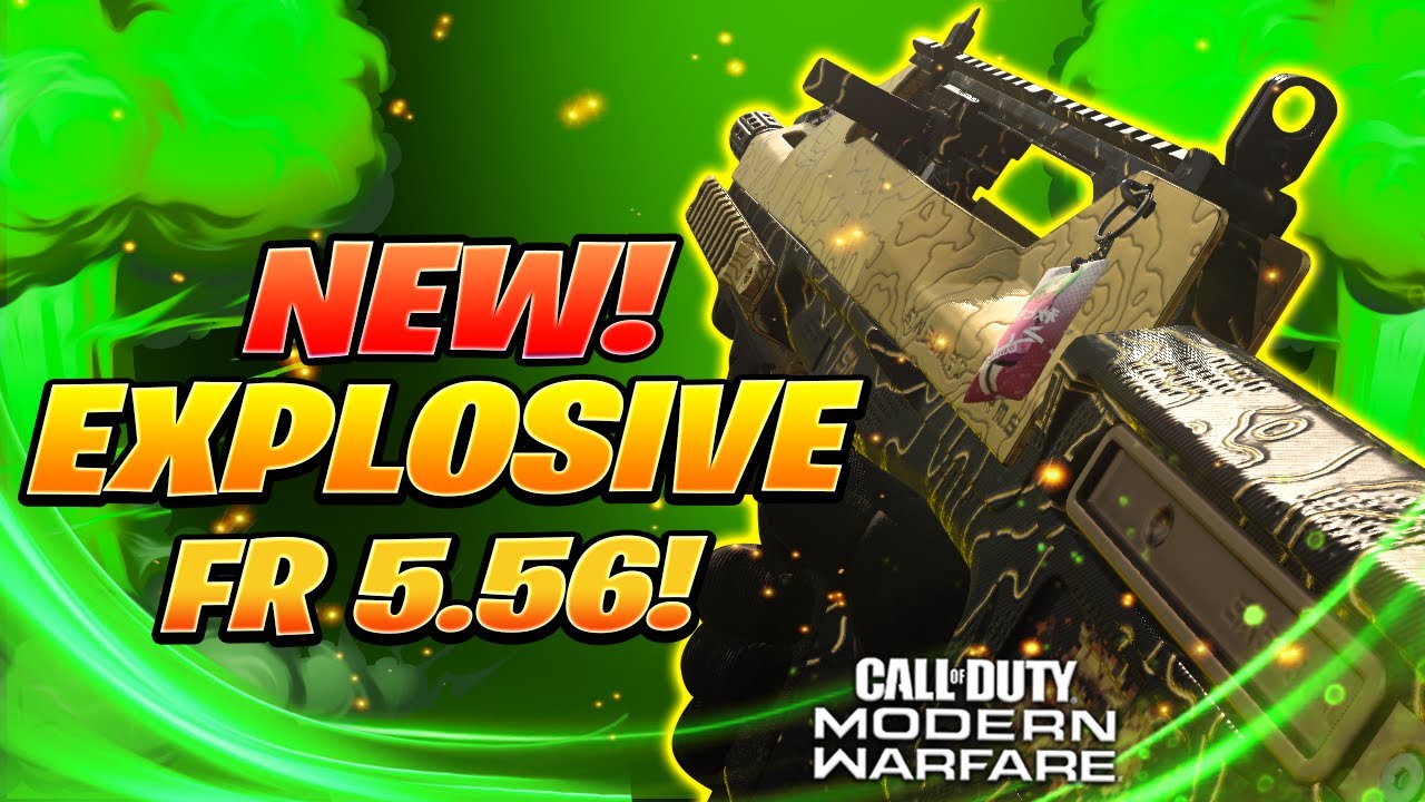 NEW EXPLOSIVE FR 5.56 ROUNDS IN CALL OF DUTY MODERN WARFARE - YouTube