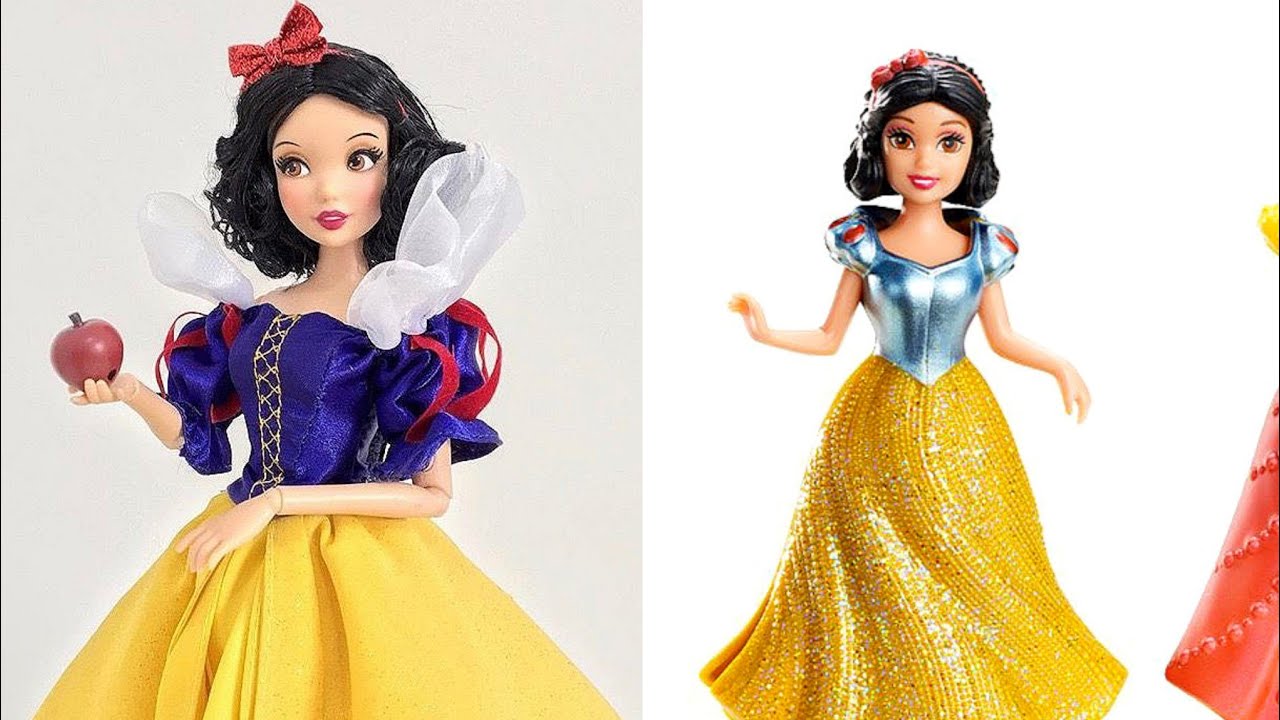 6 minutes Satisfying with Disney Princesses Dress make-up ...